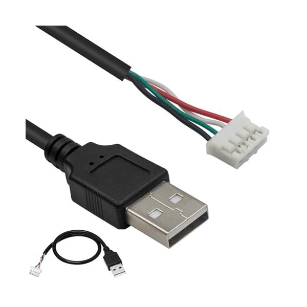 A 4ピン/30 cm/-・Color:A 4ピン・? 配線図USB転送PH 2.0 4ピンソケットはデータ転送に使用でき、配線時は4色に対応してください。（赤色ケーブル：正電源）、（白色ケーブル：-data）、（緑色ケーブル：+data）...