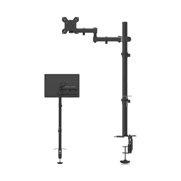 アーム付きブラック/80cm/-・Size:80cmColor:ブラック・パッケージ個数:1・対応モニター液晶モニターを1画面設置できるディスプレイアームです。耐荷重は10KGで、VESA規格は75×75mm/100×100mmで、13~3...