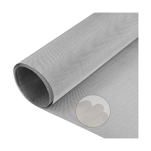 パッケージ個数:1・??パッケージ内容:パッケージには1巻のステンレスメッシュが含まれます。メッシュ：120メッシュ、サイズ：12 X40（30x100cm）、開口部：0.12mm x 0.12mm、線径：0.08mm。注意: 本製品のエッ...