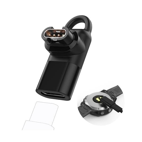 L型変換アダプター/L型変換アダプター/-・Color:L型変換アダプター・「ガーミンウォッチに通用変換アダプタ」 本製品はほとんどのガーミンウォッチ機種に適用できるL型充電変換アダプターです。Vivoactive6/5/4/4S/3/3S...