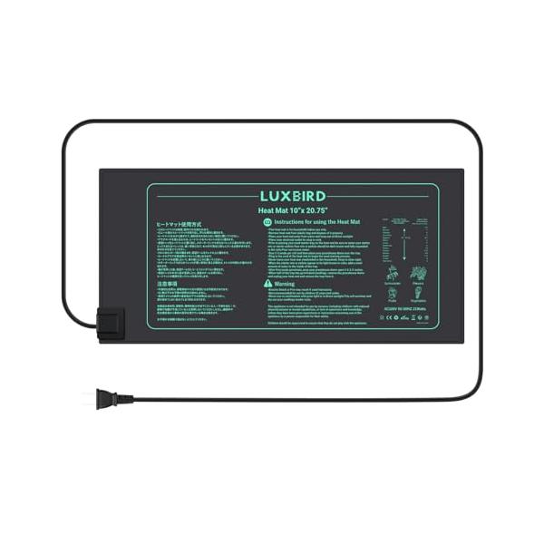 -/21W ヒートマット/-・Size:21W ヒートマット・サイズ：25.4×52.7 cm(10 x 20.75インチ) 電圧：AC100V 50/60HZ 電力：21W・植物の成長プロセスを加速：根の温度を周辺の温度よりも10℃?20...