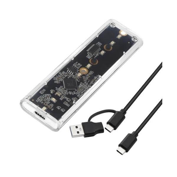 透明/-/ELT_RT9210_NVME・パッケージ個数:1・M.2 NVMe SSD専用設計2230/2242/2260/2280サイズのM.2 NVMe SSDに対応する外付けケースです。MキーおよびB+Mキーインターフェースに対応し、...