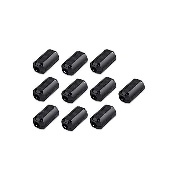 -/内径Φ5mm 10個入り/-・Size:内径Φ5mm 10個入り・パッケージ個数:1・サイズ直径：13mm、長さ：25mm、内径：5mm、適応ケーブル径：Φ3.5mm〜Φ5mm。色：ブラック。パッケージ内容：10個セット。・取付簡単開閉...