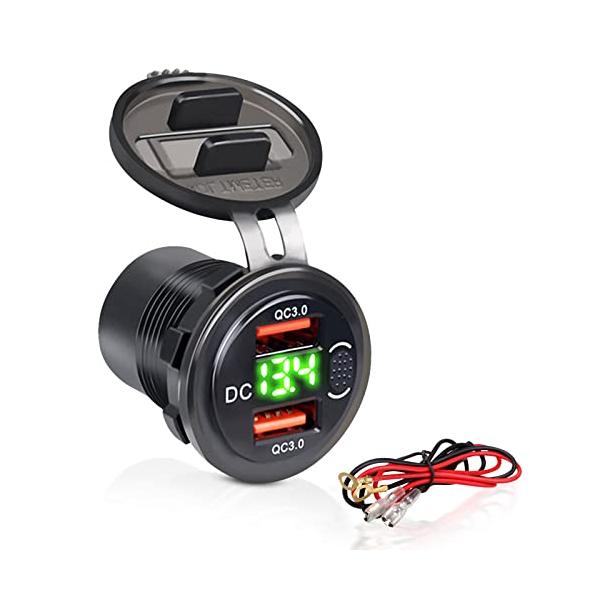 モダングリーン/-/-・Color:グリーン・急速充電2個QC3.0 USBポートが付き、同時に2台のデバイスを急速充電することがです。・安全保護機能過電流保護、過電圧保護、過熱保護、 過充電防止、ショート防止など多重保護機能を搭載し、安全...