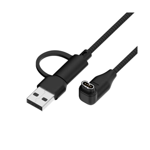 -/1 m 1本/-・L字型この 充電ケーブルは、水平充電をにする垂直 90° L 字型デザインを特徴としています。これにより、充電中にウォッチをテーブルに平らに置くことができ、画面の傷や擦れから保護します。・マテリアル編み物のデザインで作...