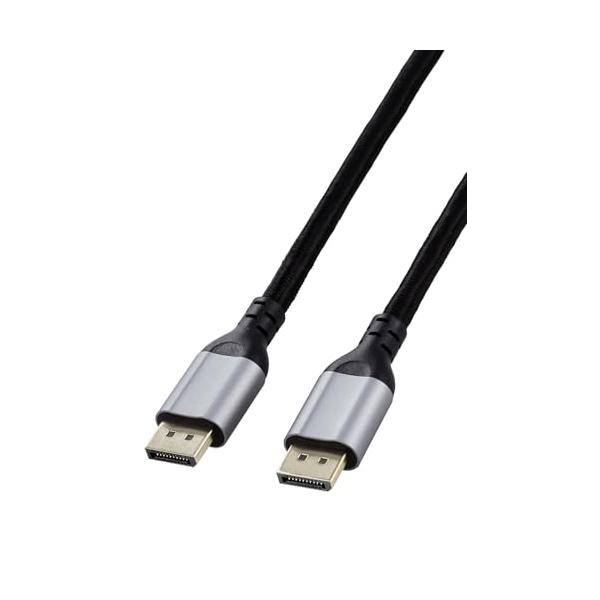 ブラック/2m/ECCAC-DP1220BK・Color:ブラックSize:2m・パッケージ個数:1・DisplayPort(TM)ポート搭載のパソコンとディスプレイなどを接続し、映像信号と音声信号を伝送できるDisplayPortケーブル...