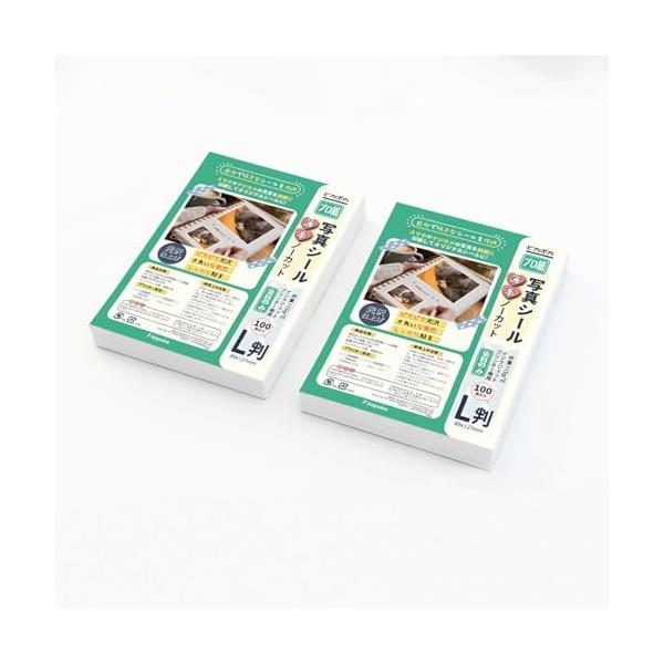 200枚入/光沢仕上げ白/L判/-・Style:200枚入/光沢仕上げSize:L判・パッケージ個数:200・用紙種類: ピカポカ光沢写真シールプリント用紙・用紙サイズ?枚数: L判?200枚 ノーカット・インクジェットプリンター専用。染料...