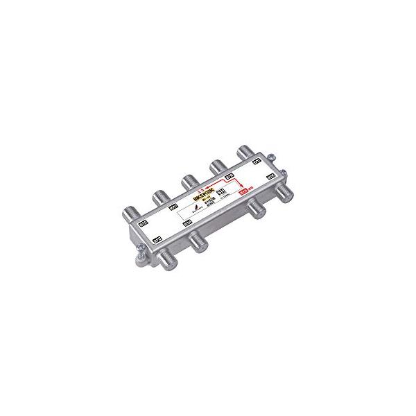 1端子間通電シルバー/8分配/8DMS・Size:8分配Style:1端子間通電PatternName:単品・パッケージ個数:1・詳しくは「商品の仕様」「商品の説明」をご確認ください。・入力 出力1端子間通電形8分配器。テレビの電波を8つに...