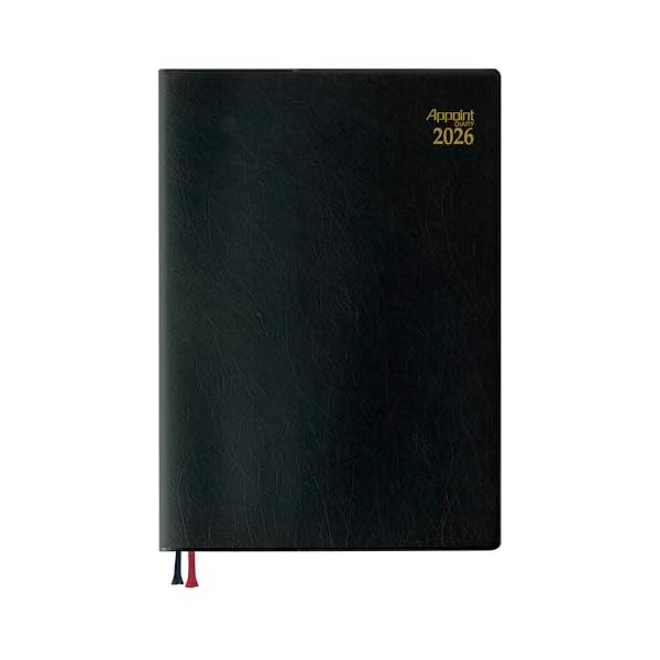 ブラック/B5/E1038・Size:B5・パッケージ個数:1・予定もメモも更にたくさん書けるB5サイズ。・レイアウトウィークリー レフト カラーブラック・本体サイズ263×185×14mm 中身サイズB5判 257×182mm ページ数2...