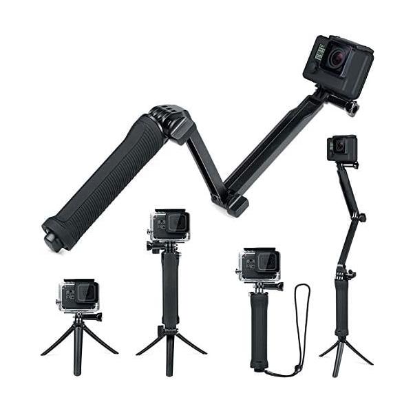 3way-01ブラック/-/-・パッケージ個数:1・特別な3-in-1設計グリップ、延長アーム、三脚が一体となったカメラで、様々な撮影ニーズに対応します。・優れた互換性Go Pro HERO 13/HERO 12/HERO 11/HERO ...