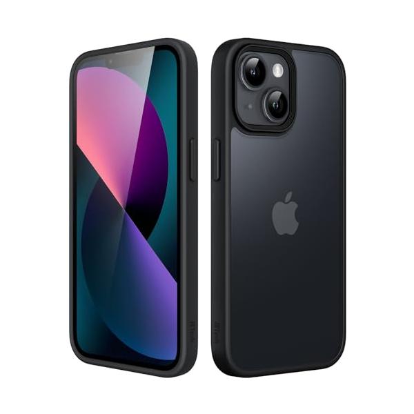 ブラック/iPhone 13 Mini 5.4インチ/JETech_MatteCase_iPhone13Mini_5.4-Inch・Color:ブラック・[ミリタリーグレードの保護] このケースは、6フィートの落下テストでミリタリーグレード...