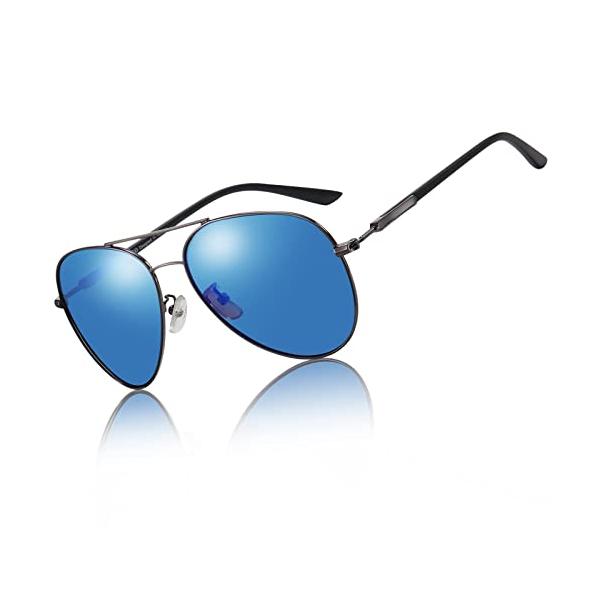 カジュアル3027-ブルー/M/3027・Color:3027-ブルー・??TAC 偏光 レンズ UV400保護コーティングは、有害なUVA&amp;UVB光線を100%塞ぎます。視覚的に、真実の色を復元し、または反射した、散乱したライトを...