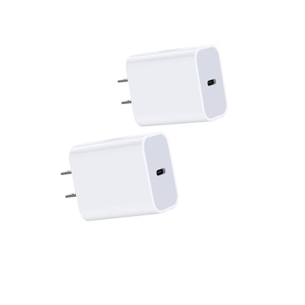 White*2/-/-・Color:White*2・?PD3.0の急速充電USB PD 高速充電器はPower Delivery 3.0の規格で、最大20ｗ・3Aの効率的な充電が提供でき、apple acアダプターの純正充電器より、3倍速く...