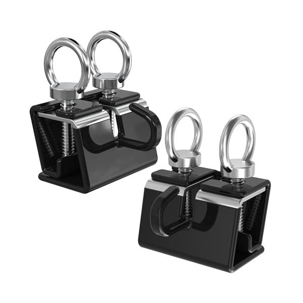 ブラック/-/-・簡単に設営 使い方は簡単でモールにはめて２か所のネジでレインモールに固定します。コーティング部分が滑り止めとなりしっかりと固定されます。(ドアの開け閉めには干渉しない)・安定＆安心 コーティング部分が滑り止めとなりしっかり...