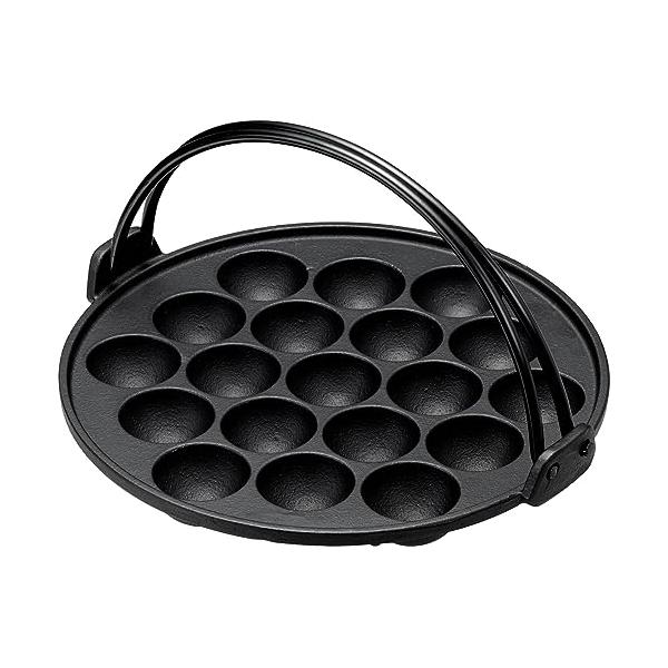 伝統的黒/本体サイズ：幅24ｃｍ×奥行き22.2ｃｍ×高さ4.7ｃｍ/4269・PatternName:ガス火対応 19穴 丸型・パッケージ個数:1・商品サイズ：幅24ｃｍ×奥行き22.2ｃｍ×高さ4.7ｃｍ・生産国：中国・素材：本体・・・...