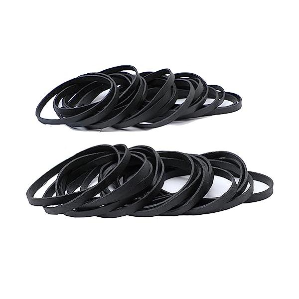 黒-幅5mm 内径50mm （50本入）/-/-・Color:黒-幅5mm 内径50mm （50本入）・商品仕様サイズ：内径約50mm / 折径約80mm / 切幅約5mm / 厚さ約1.5mm　カラー：黒　入り数：50本入・天然の素材ゴム...