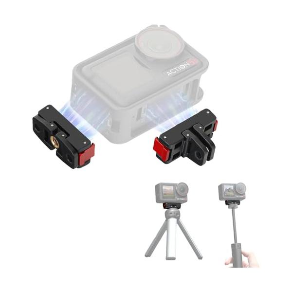 DJI OSMO 360 Action 5 Pro/4/3/2 対応/-/Action 3/4/5PRO用磁気マウント・Color:DJI OSMO 360 Action 5 Pro/4/3/2 対応・互換性多機能マグネットマウントはDJI...