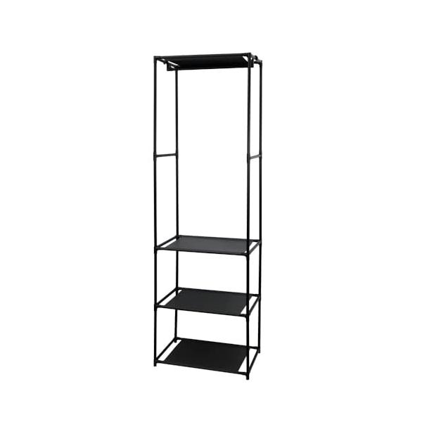 5)ハンガーラック3段ブラック/ハンガーラック/30694・Style:5)ハンガーラック3段・パッケージ個数:1・サイズ:約52×36×166cm・商品重量:約1.3kg・材質:スチール、ポリプロピレン、不織布 (PP(ポリプロピレン)コ...