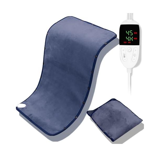 42*84cm (紺色)/42*84cm 紺色/-・Color:42*84cm (紺色)・???? 2025新登場！8段階温度調節・6段階タイマー設定BILIWALの足温器をは過熱保護機能付きの新型炭素繊維発熱芯を採用しており、8段階の温度...