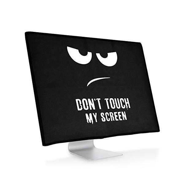 Don't touch my screen 白色 / 黒色/27-28モニター/45116.01_m000836・パッケージ個数:1・互換性: 27インチから28インチのモニター対応 使用上の注意: カバーはゆるく装着してください。カバーを...