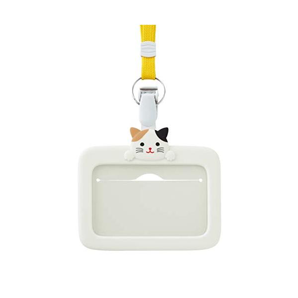 やわらかいミケネコ/1個 (x 1)/A7804-7・Color:ミケネコStyle:やわらかい・パッケージ個数:1・商品やわらかいシリコンカバー付きのIDカードホルダー。・材質カバー／シリコーンゴム、プレート／ポリカーボネート、ストラップ...