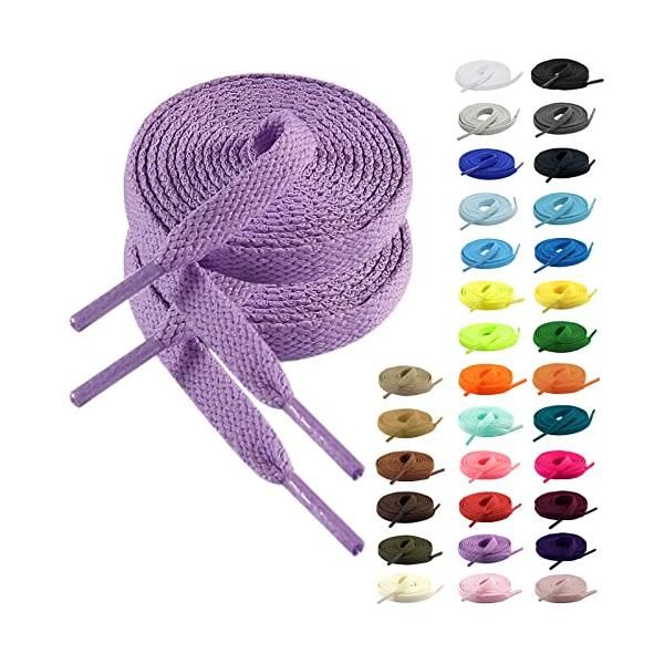 靴ひもライトムラサキ/120/-・Size:120Color:ライトムラサキ・7〜12穴対応・優れた耐久性シューレースは100cm 120cm 140cm 160cm 4種類から！ローカットからハイカットまで様々な靴に合わせてお選びいただけ...