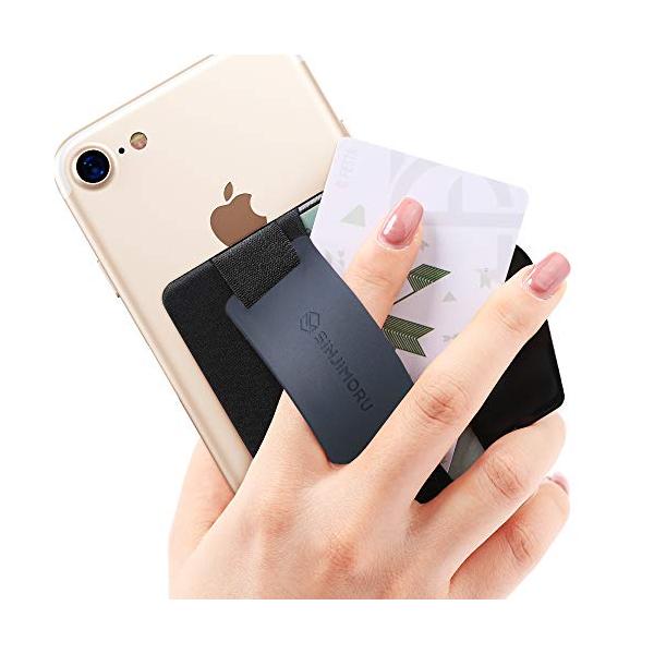 シリコンネイビー。ミッドナイトブルー/B-GRIP Silicone/SPH_BAND_GRIP・Color:ミッドナイトブルー・パッケージ個数:1・様々な機能を一つまとめたスマホベルトポーチ：様々なカードを安全に収納できるカードケース機能...