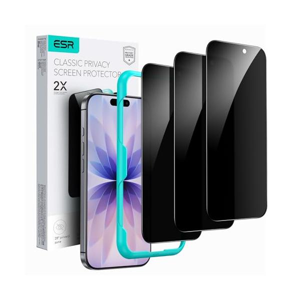 ブラック_覗き見防止/iPhone 17/16Pro/iPhone 17/iPhone 16 Pro・Size:iPhone 17/16ProColor:ブラック_覗き見防止・パッケージ個数:1・互換性：iPhone 17/iPhone 1...