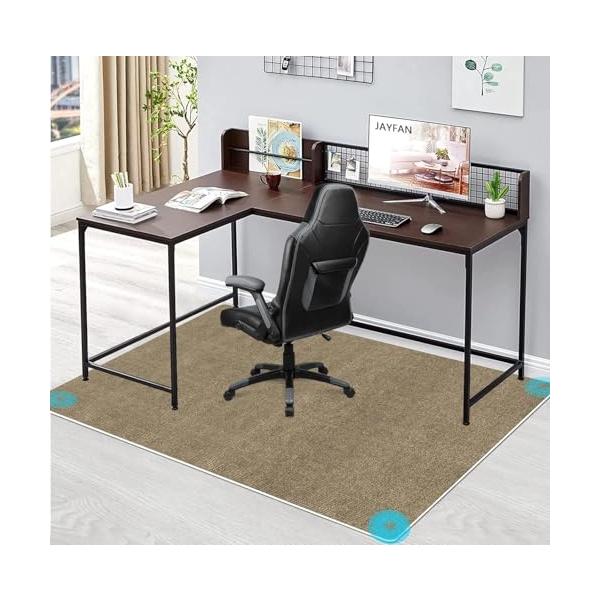 モダンモカ/約90* 120cm/-・Size:約90* 120cmColor:モカ・チェアマット床保護マット椅子の車輪の重さで床に傷がついたり、へこんだりすることがありますので、床を傷つけないようにキャスターの材質に合わせて設計しました。...