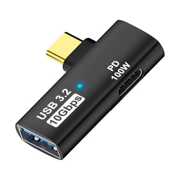 ブラック/-/-・Color:ブラック・2-in-1デザインこの2-in-1 USB-Cアダプターを使用すると、USB-Cホストデバイスに充電しながら同時に複数のUSB周辺機器を接続することがです。キーボード、マウス、USBフラッシュドライ...