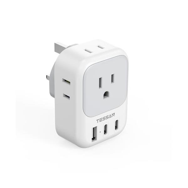 BFタイプ-/2USB-C+USB-A/TS-161-UK-2C・Style:BFタイプSize:2USB-C+USB-A・bfタイプ 変換プラグ usb c付きこの変換プラグは2種類のUSBポートを搭載しており、様々な機器に対応でき、海外...