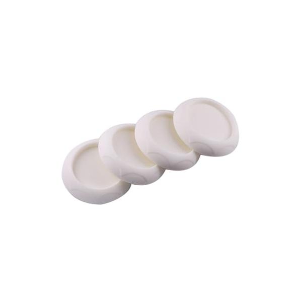ホワイト03/丸い形/-・Color:ホワイト03・?規格：材質 シリコン（安全な非毒性）、パッドの外径約8cm、パッドの内径約4.8cm、厚さ1.5cm・?4個セット：ベビー用ゲート、ペット用ゲートを取り付けることだけではなく、シャワーカ...