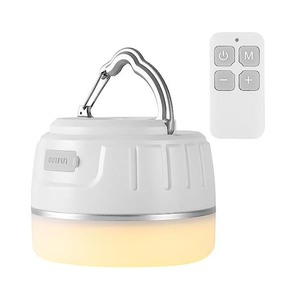 ホワイト/60mm x 80mm x 80mm/C5Y-白・Color:ホワイト・パッケージ個数:1・20mリモコン操作・電波式リモコンでON/OFF、色合い、明暗をコントロールできる、とても使いやすいキャンプランタンです。また、リモコンは...
