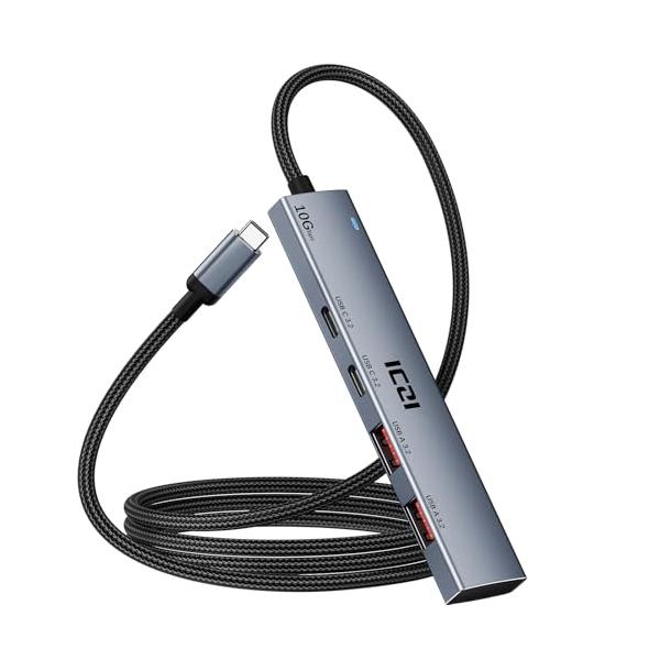 -/2 USB-A+2 USB-C (120cm)/-・Size:2 USB-A+2 USB-C (120cm)・?タイプAとタイプCが両方接続できるUSB-C 3.2ハブ??弊社は適格請求書発行事業者です。USB-Cハブ 10Gbpsは、...