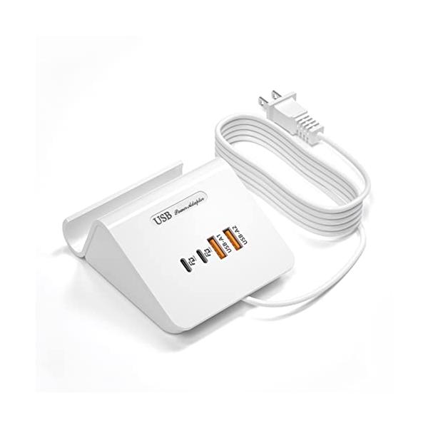 2PD/-/-・USB コンセント4ポートVHBW USB コンセントは4ポートがあり、たった1つのコンセントで、友人や家族の機器を同時に充電できます。特別なスタンド搭載、スマートフォンやタブレットを置いて、充電しながらエンターテインメント...