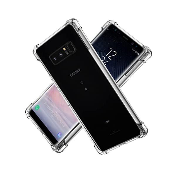 無地クリア/Galaxy Note 8/Samsung Galaxy Note 8・Model:Samsung Galaxy Note 8・360°フルガード 軍用グレード、高い耐衝撃性 本製品は Galaxy Note 8 SCV37 S...