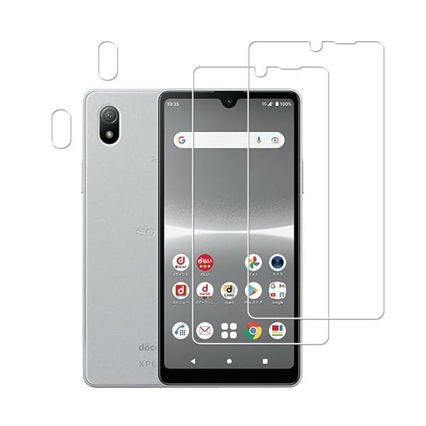クリア/Xperia ACE III/-・Size:Xperia ACE III・対応機種-2+2枚入り Xperia ACE III SO-53C SOG08 用 ガラスフィルム（２枚入り）＋カメラフィルム（2枚入り）。万が一製品にご満足...