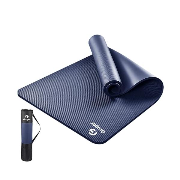 ダークブルー/15mm/-・Color:ダークブルーSize:15mm・? 長185 cm、幅80 cmで、形や身長が異なる人にしても、使用時に快適感を獲得できます。また高密度ニトリルゴム材料を採用する厚さ10mm/15mmもある良質な運動...