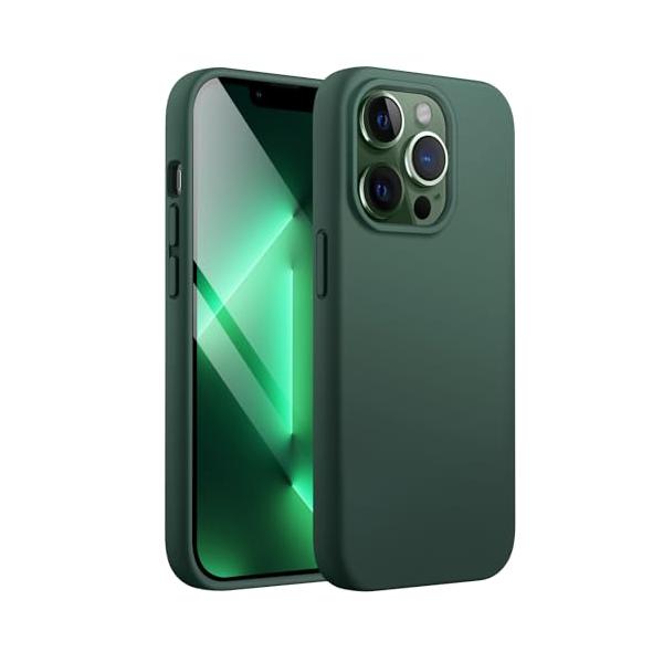 ミッドナイトグリーン/iPhone 13 Pro 6.1インチ/3585A・Color:ミッドナイトグリーン・パッケージ個数:1・[互換性] iPhone13 Pro 6.1インチ用の特別デザインです。おデバイスに完全な保護を提供し、ワイヤ...