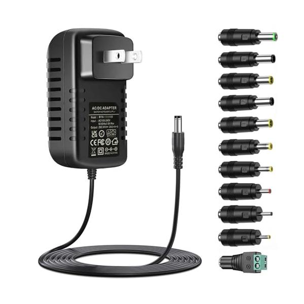 [製品仕様]入力:100-240VAC 50-60Hz　出力:DC24V〜2A　48W最大「消費電力0〜48WのDC24Vデバイスに対応」　DCプラグ外径：5.5mmφ／DCプラグ内径：2.1mmφ「11変換ジャック付き：6.3*3.0mm...