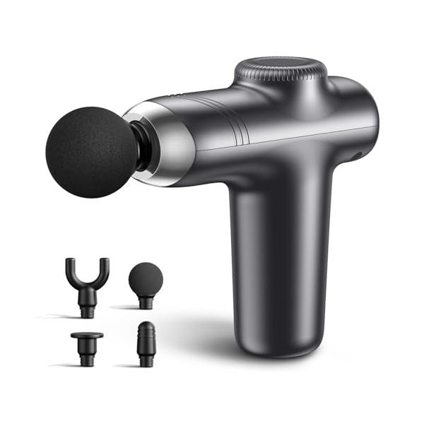 Gray/-/JM05A・Color:Gray・パッケージ個数:1・5段階振動レベル調節&amp;パワフルAobbowが、先端ブラシレスモーターを採用し、AI自動モードで従来品比べ動力効率を大幅アップ。・4 種類の筋膜リリースヘッド&amp...