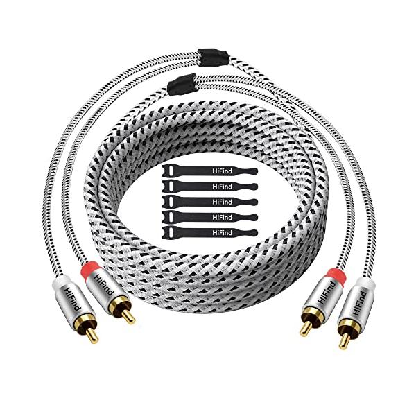 RCAピンケーブル 15Mグレー/15M/RCA同軸ケーブル15M・Size:15M・高音質Hi-Fi再生この2RCA to 2RCAオーディオケーブルの音質再生を最優先に考え、厳選された素材を惜しみなく使用しています。1. 2RCAステレ...