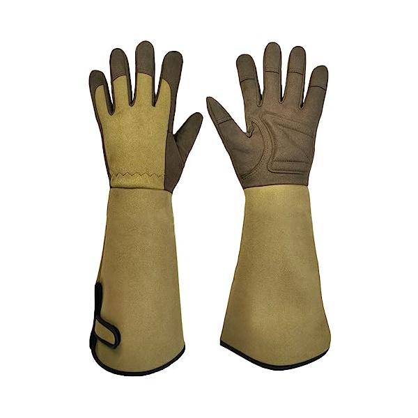 ・グリーン  ・マイクロファイバー材質＆長袖仕様柔らかくて軽い+丈夫なマイクロファイバー生地を採用し、通気性と柔軟性に優れています。長袖のデザインは、肘までしっかり覆い、バラの棘や枝の切り口から守ってくれます。・優れた耐穿刺性手のひらと指先...