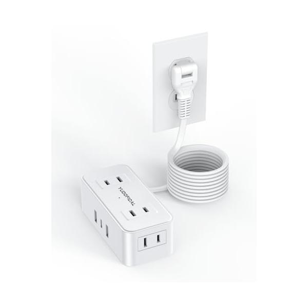 ホワイト/-/ZYC17-W・Color:ホワイト・省スペース：１台７役＆USB付き電源タップこの延長コードは4個ACコンセントを搭載しているほか、USBポート（USB-A (×2) 、USB-C (×1)）も3口用意されています。そのため...