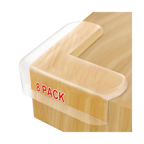 オープン/L8-コーナーガード/CH20231114・Size:L8-コーナーガード・商品説明形状：Lタイプ。 サイズ：40mm * 40mm *15mm。 数量：8個。素材：透明で無毒なPVC材料で、柔らかく、実用的で、無臭である・透明で...