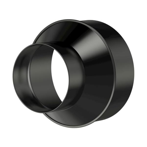 ブラック/φ200→φ150mm/PM857・Size:φ200→φ150mmColor:ブラック・配管と配管をつなぎ合わせるための接合部に使うパーツです。・使用用途：換気パイプの異径接続に使用など・サイズ(mm)：φ100?φ75/φ15...