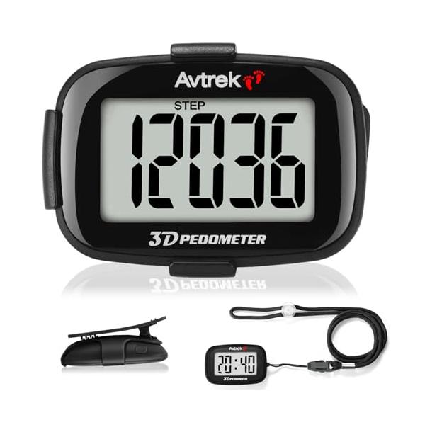 ブラック/-/-・使いやすい: シンプルで独立した歩数計。電源を入れるだけですぐに使えます。使いやすいインターフェースを備えており、スマートフォンを充電したりアプリをロードしたりする必要はありません。 Bluetoothもアプリもありません...