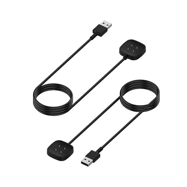 2本・Style:2本・対応機種 対応 Fitbit Sense Sense 2 / Versa 3  Versa 4 スマートウォッチ。・耐久性とプレミアム品質高品質のワイヤーで作られ、デバイスの優れた充電エクスペリエンスをします耐久性の...