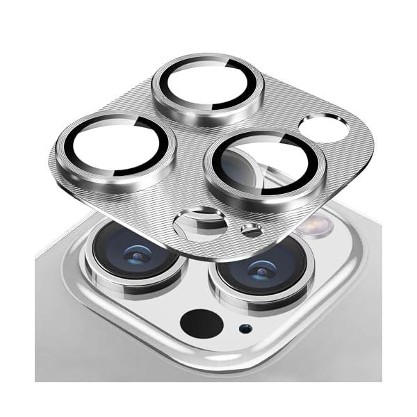 シルバー/iPhone 14 Pro / 14 Pro Max/-・Size:iPhone 14 Pro / 14 Pro MaxColor:シルバー・高級感 3D全面保護ガラス製と違って、本製品はアルミニウム合金＋強化ガラス製、iPhon...