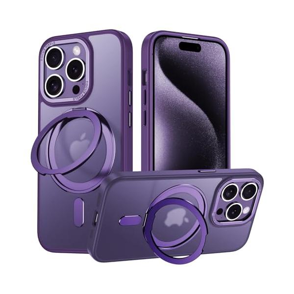 パープル/iPhone 15 Pro Max/IP15ProMaxXZCXZJ・Size:iPhone 15 Pro MaxColor:パープル・「互換性モデル」 iPhone 15 Pro Max 適用 「6.7インチ」 用 Magsaf...